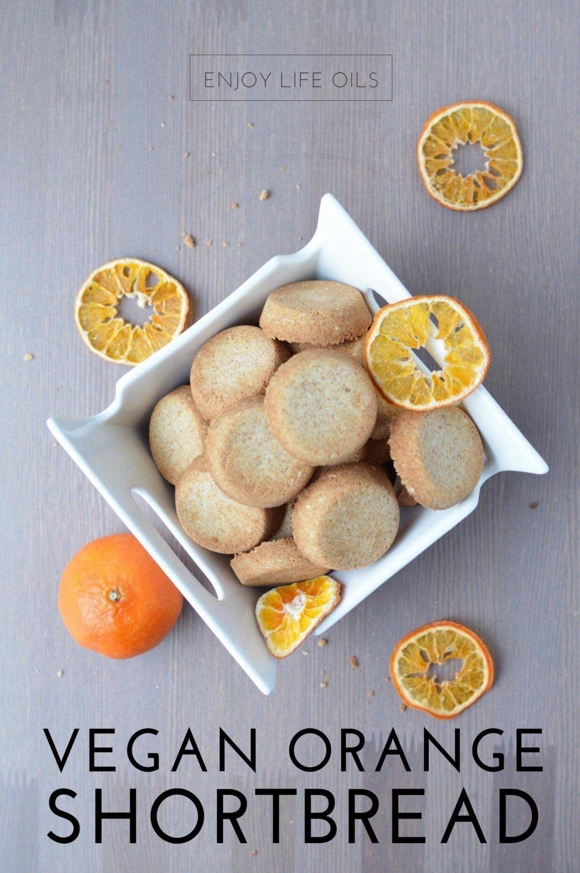 Healthy Recipe: Vegan Orange Shortbread (with essential oils ...